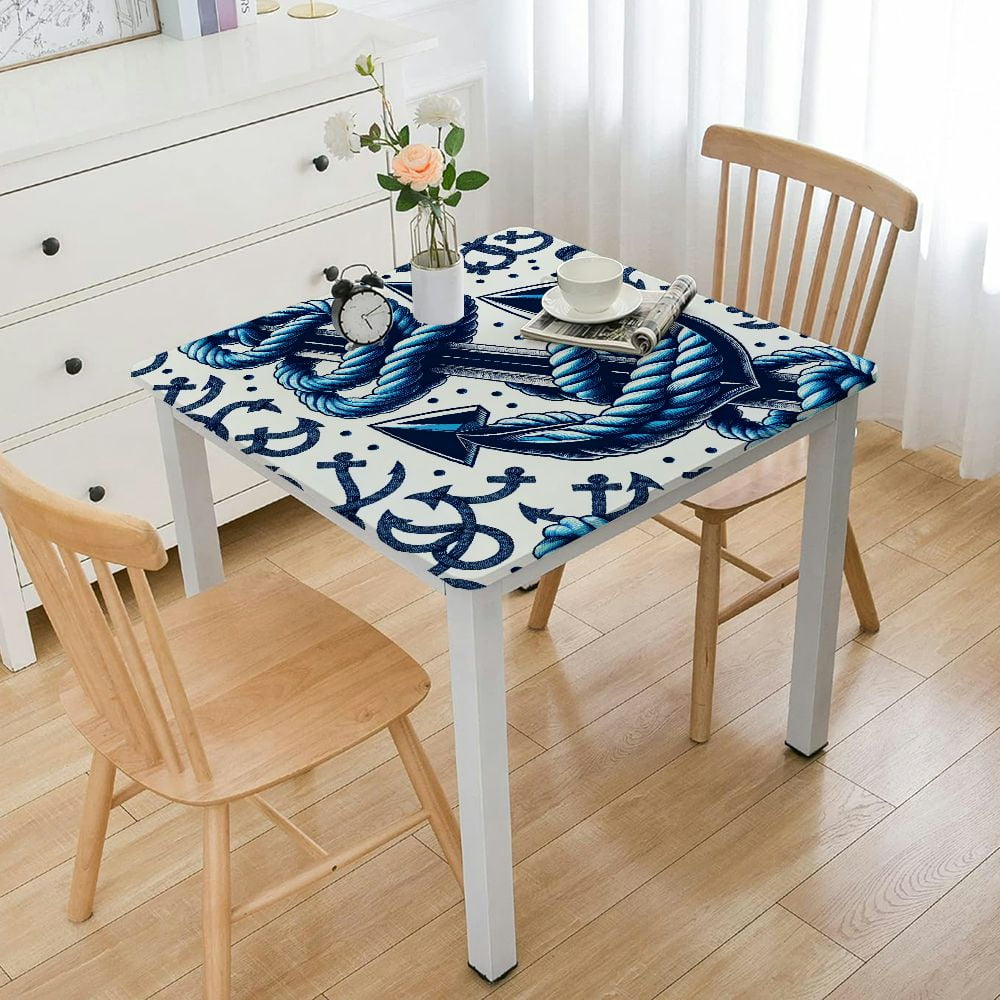 COMIO Anchor Hand Drawn Anchors and Entangled Ropes Nautical Equipment ...