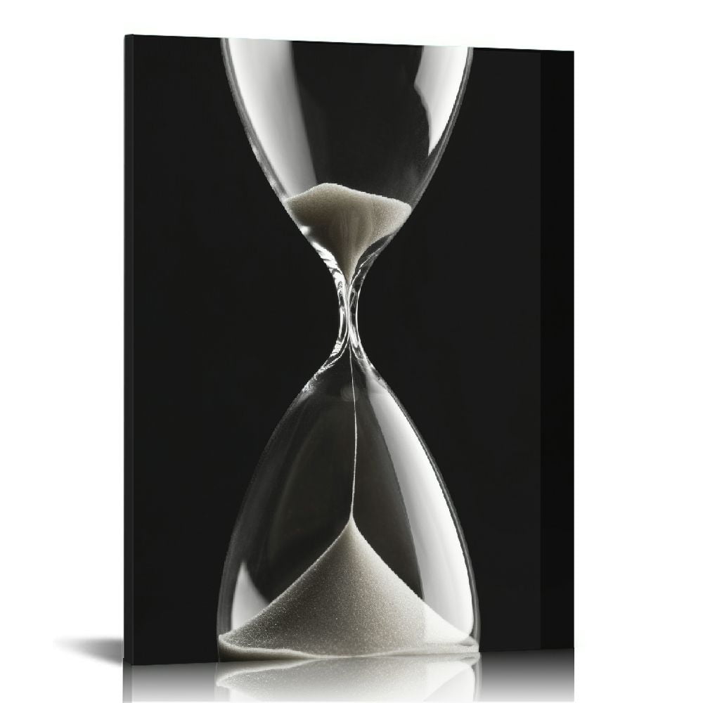 COMIO Art Posters Transparent Hourglass Timer Minimalist Poster Canvas ...