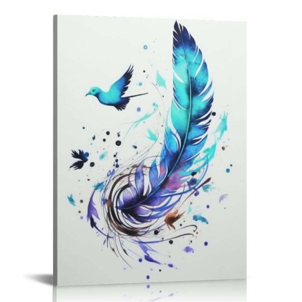 COMIO Art Print Birds Of A Feather Poster Decorative Painting Canvas ...