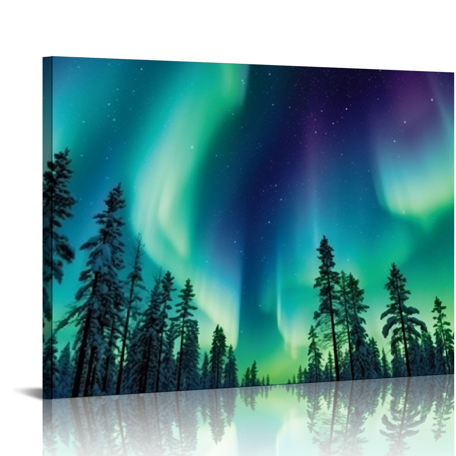 COMIO Aurora Borealis Wall Poster Version - Walmart.com