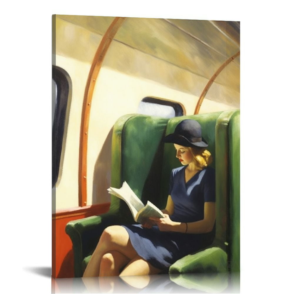 COMIO Automat Canvas Print by Edward Hopper - New Realism Wall Art ...