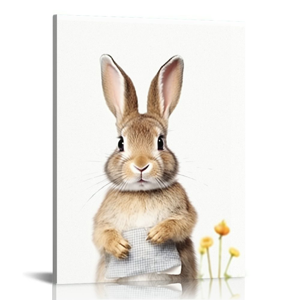 COMIO Baby Animal Posters and Prints ART - Rabbite Deer Fox Canvas ...