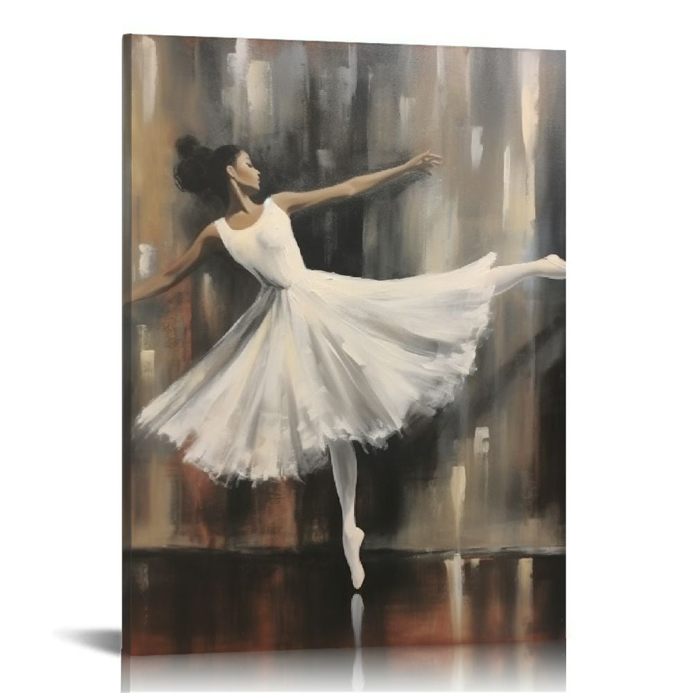 COMIO Ballerina Light Luxury Bedroom Decor Contracted Classic Oil ...