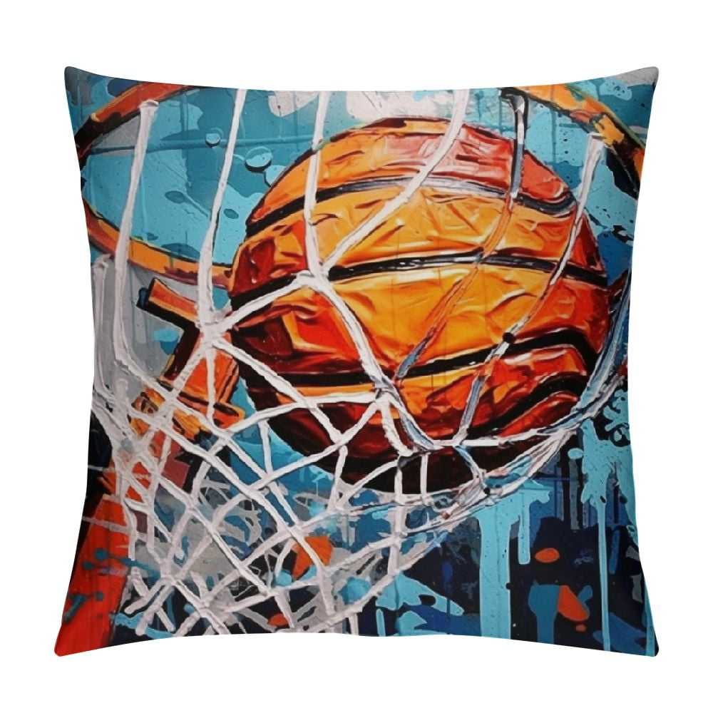 COMIO Basketball Pack of Decorative Throw Pillow Covers Cushion Covers ...