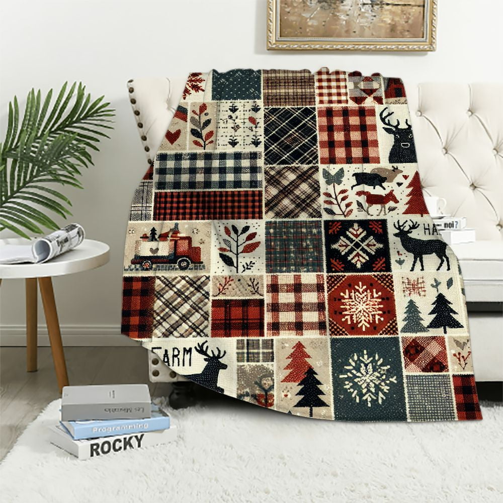 COMIO Bear Throw Blanket, Blankets with Bears for Throw Blanket for ...