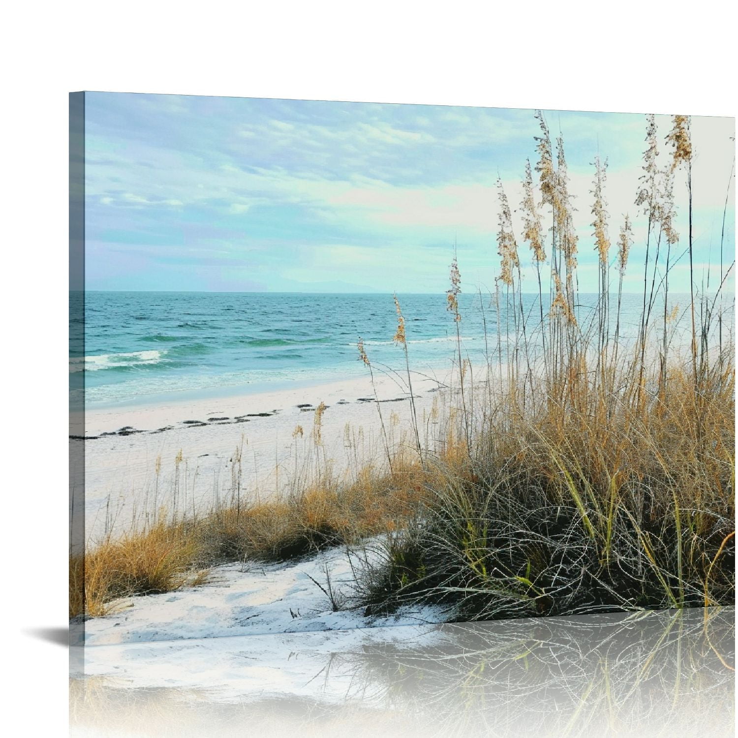COMIO Bedroom Large Modern Ocean Window Print Relaxing Coastal Painting ...