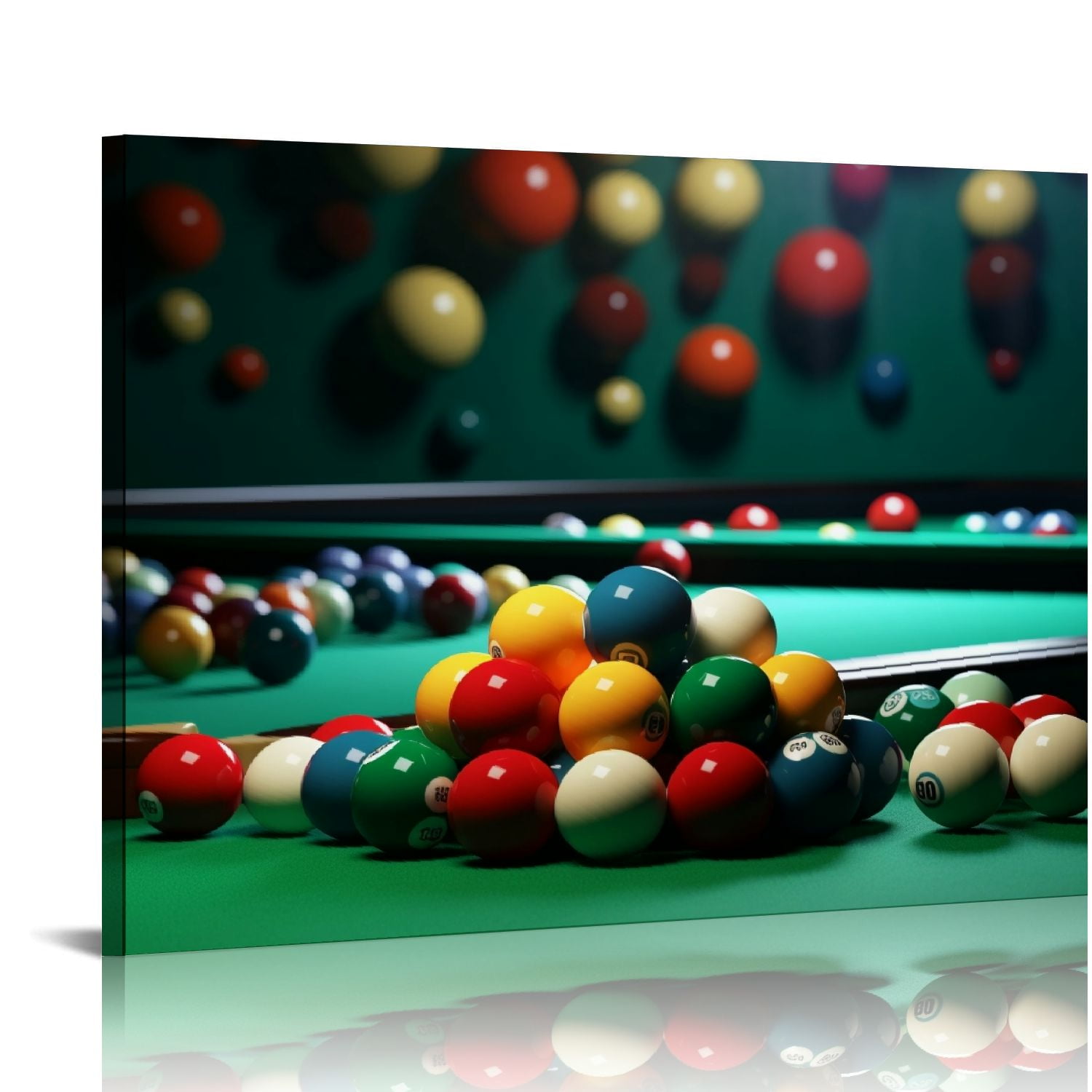 MLJA Billiards Ball -Billiards Pictures Art -Sport Canvas Wall Art ...