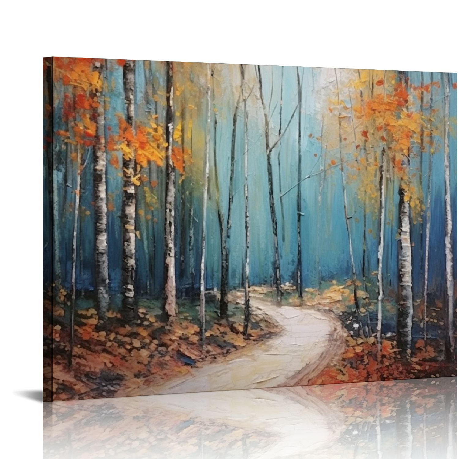 COMIO Birch Tree Canvas Wall Art, Modern Tree Canvas Prints Wall Decor ...
