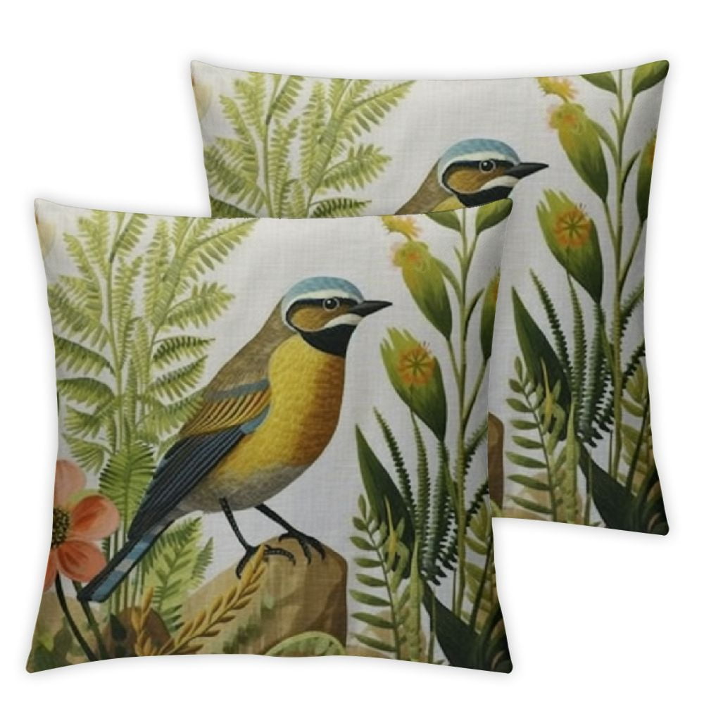 COMIO Bird Decorative Pillow Covers Spring Style Throw Pillow Cover ...