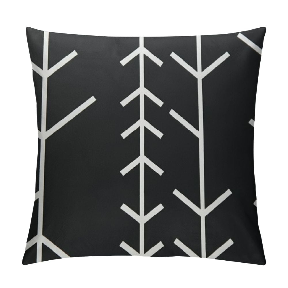 COMIO Black Lumbar Pillow Covers Boho Aztec Blend Decorative Throw ...