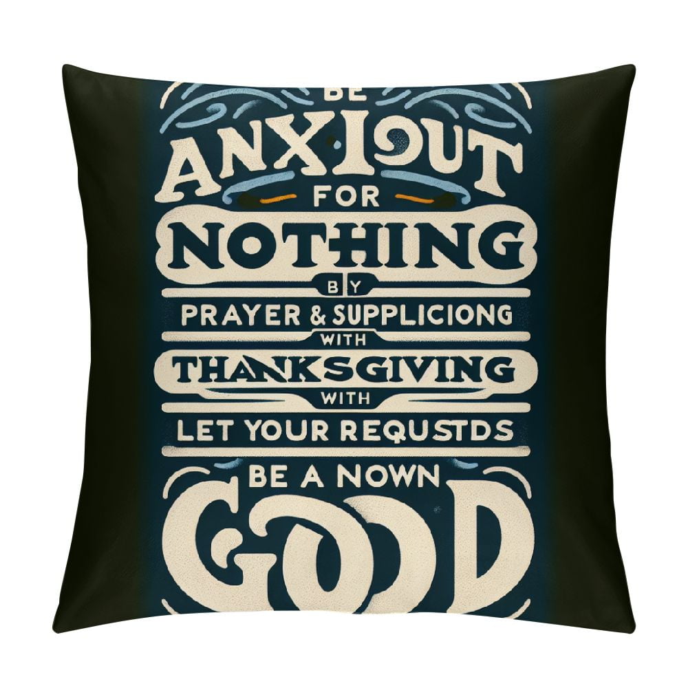 COMIO Black Scripture Pillow Covers Bible Verse Cushion Cases with ...