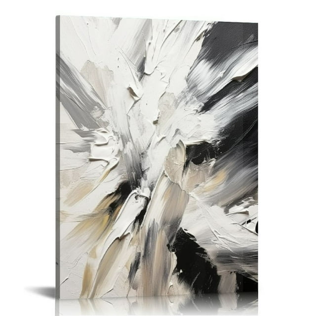 COMIO Black wabi-sabi wall art beige wabi sabi wall art beige and black wabi sabi canvas art ...