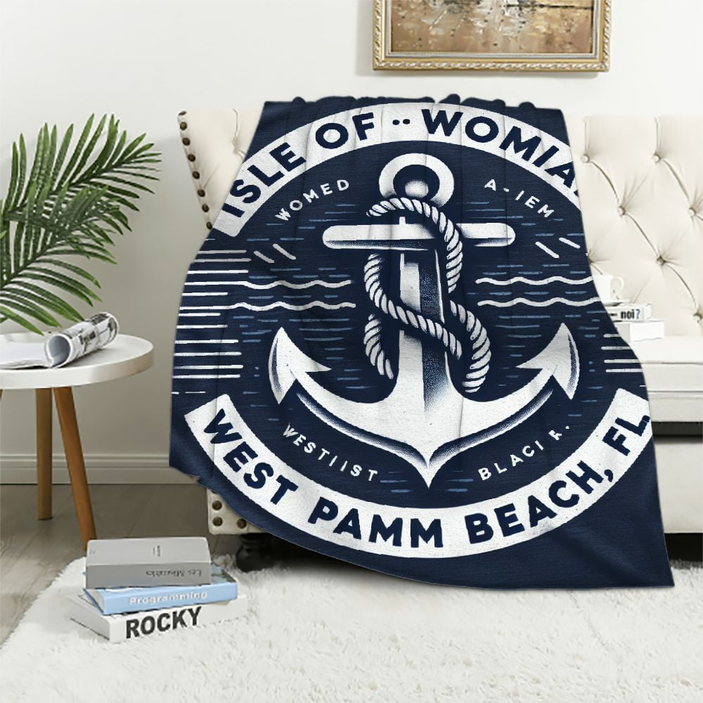 COMIO Boat Blanket, Boat Sherpa Blanket, Sailing Gift, Yacht Throw ...