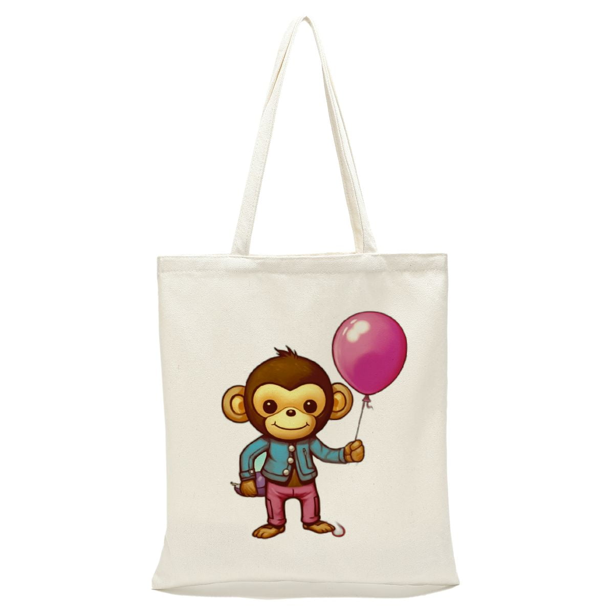 COMIO Bobo Monkey Tote Bag Canvas Tote - Walmart.com