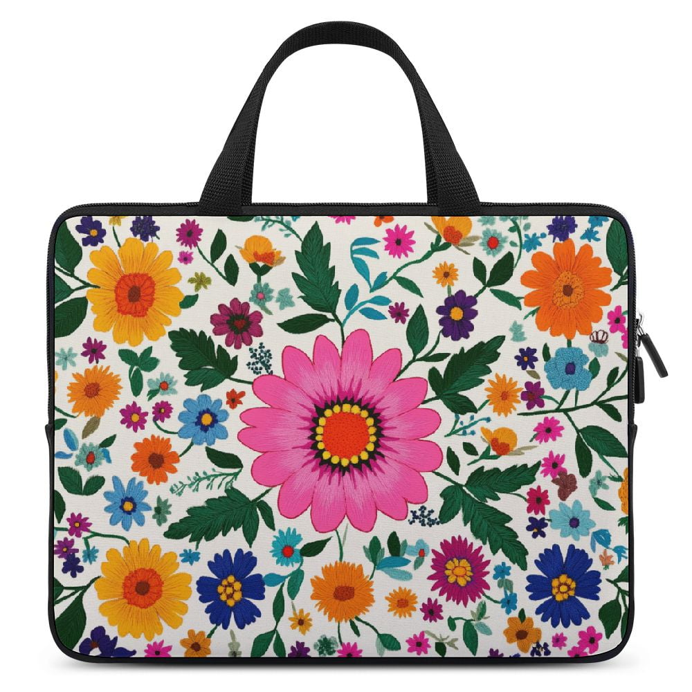 COMIO Bohemian Style Laptop Sleeve Carrying Bag Diving Fabric Office ...