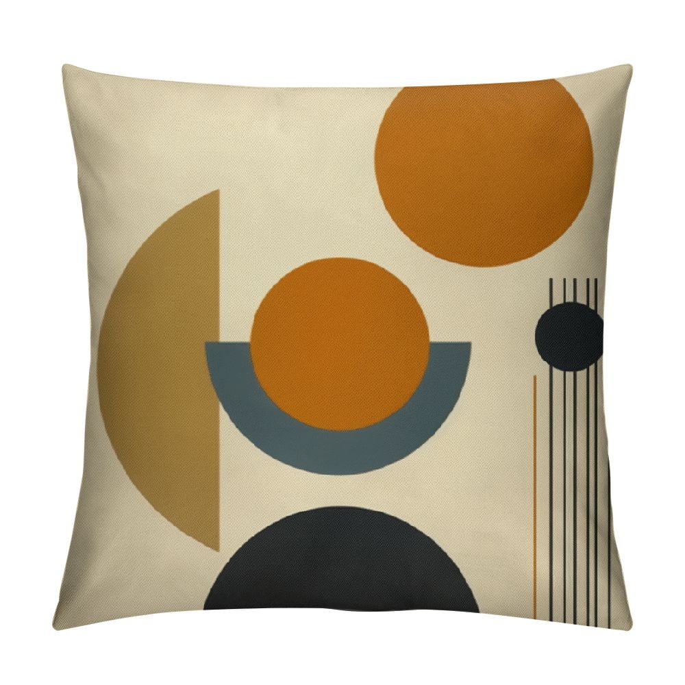 COMIO Boho Abstract Pillow Covers Mid Century Modern Throw Pillow ...