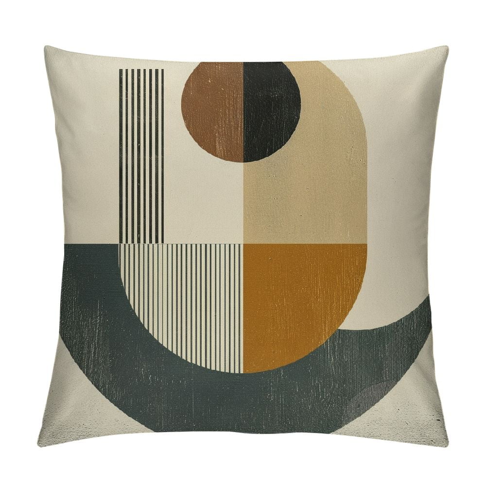 COMIO Boho Abstract Pillow Covers Mid Century Modern Throw Pillow ...