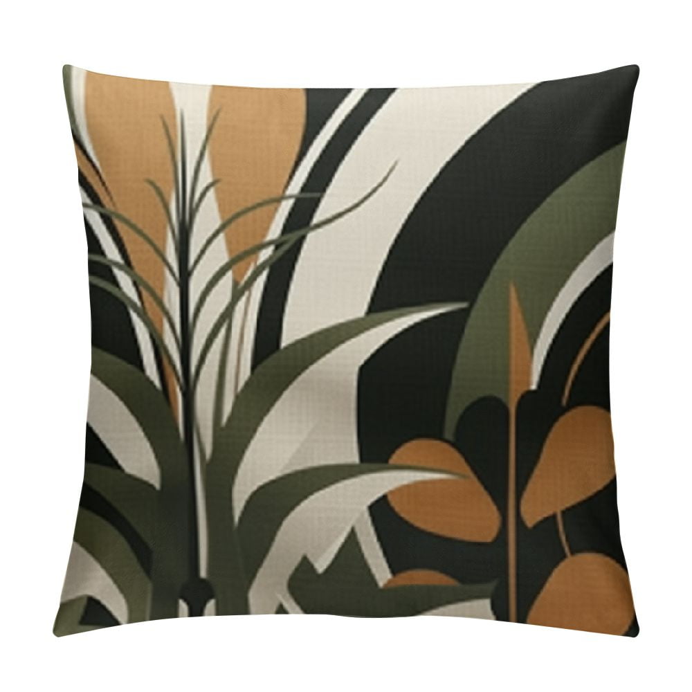 COMIO Boho Abstract Throw Pillow Covers Bohemian Sun Moon Decorative ...