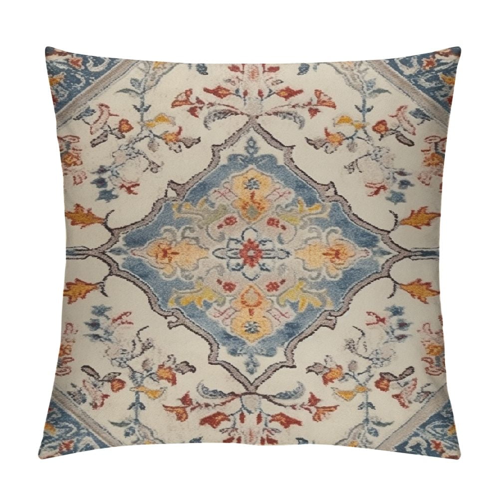 COMIO Boho Style Throw Pillow Cover Ethnic Design Pattern Persian ...