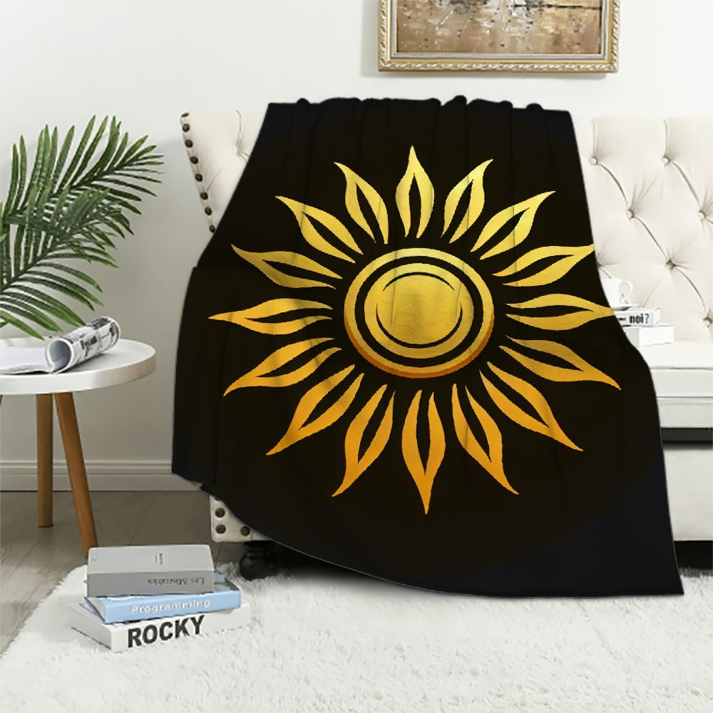 COMIO Boho Sun Blanket, Cozy Decor Nap Blankets Gift Sofa Bed Couch ...