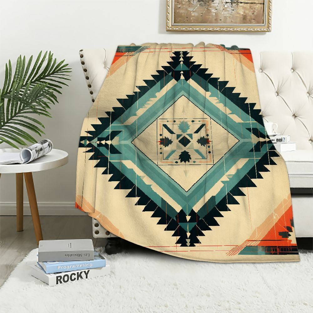 MLJA Boho Throw Blankets for Outdoor, Knitted with Tassel , Super Soft ...