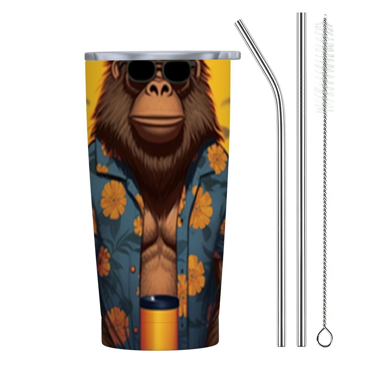 COMIO Bossy Monkey Water Bottle Stainless Steel Insulated Water Bottle ...