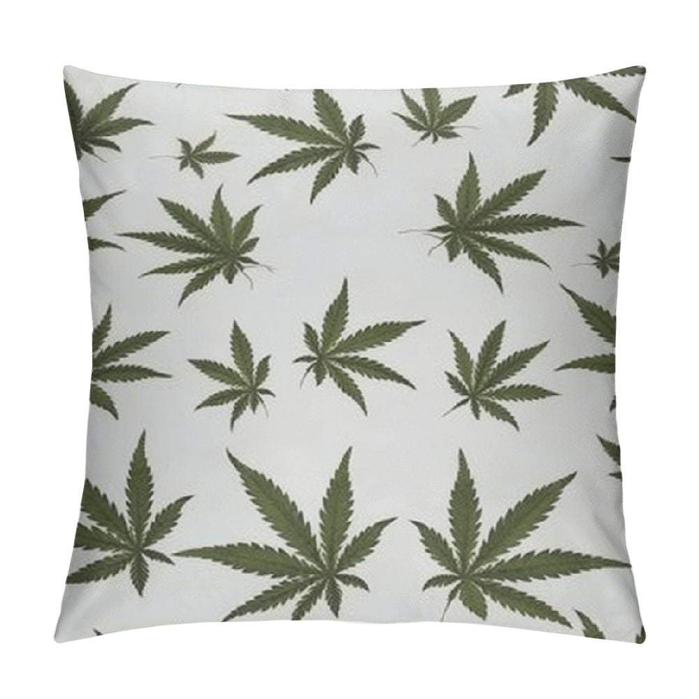 COMIO Botanical Body Pillow Case Cover with Zipper, Leaves Flowering ...