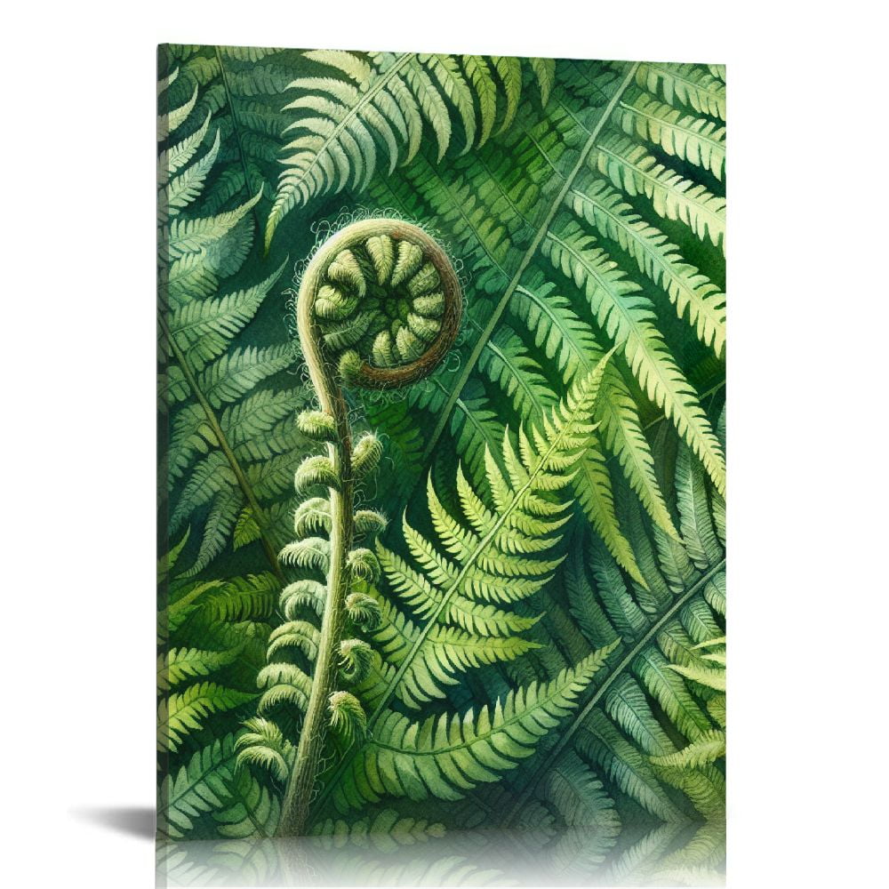 COMIO Botanical rectangle wall art Watercolor Botany Plant Cottage ...