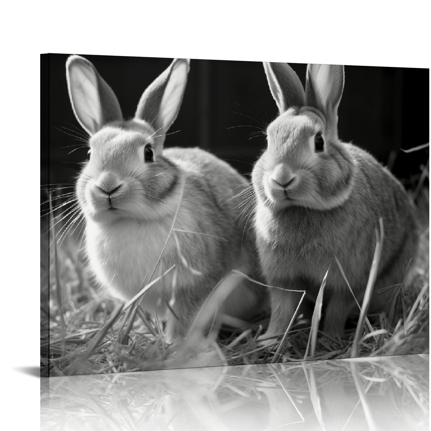COMIO Bunny Rabbit Canvas prints Wall Art Photography Poster Printing ...