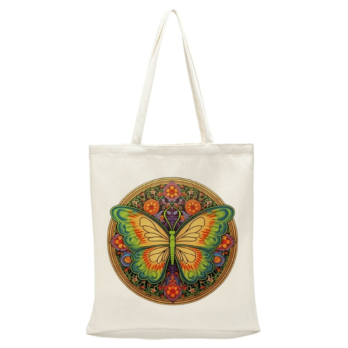 COMIO Butterfly DeColores Tote Bag Canvas Tote - Walmart.com