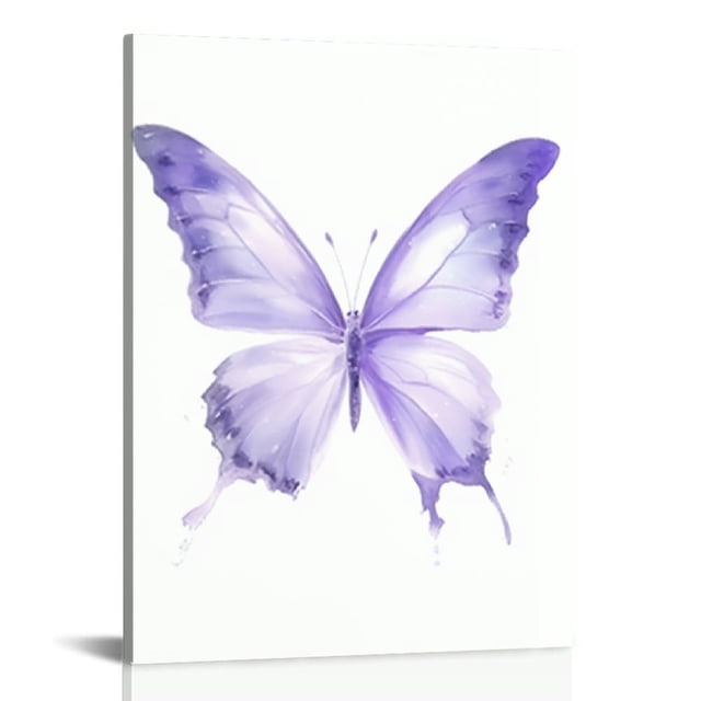 COMIO Butterfly Wall Art Prints Decor purple room decor Poster with ...