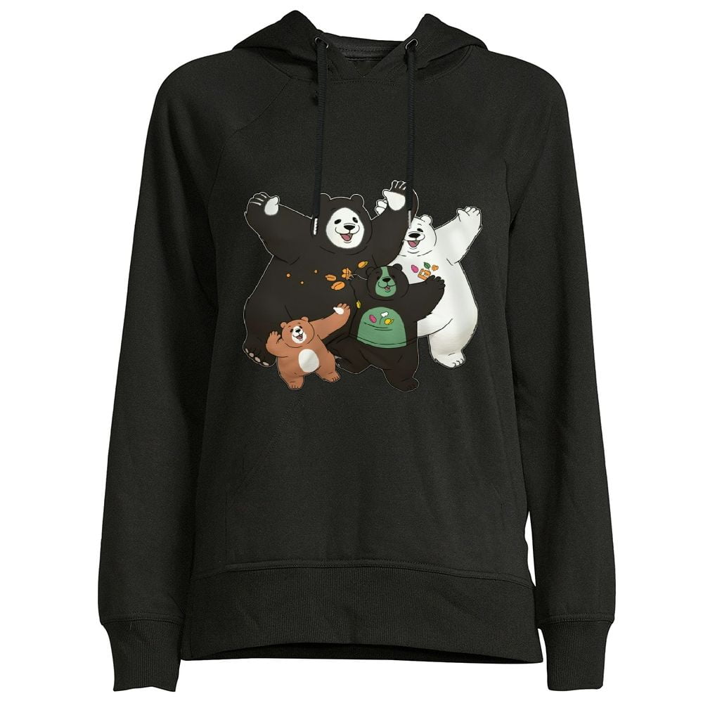 COMIO CN We Bare Bears Dancing Gradient Outline Pullover Hoodie ...