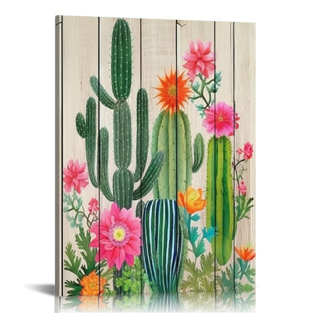 COMIO Cactus Pictures Succulent Wall Art Mexico Boho Wall Decor ...