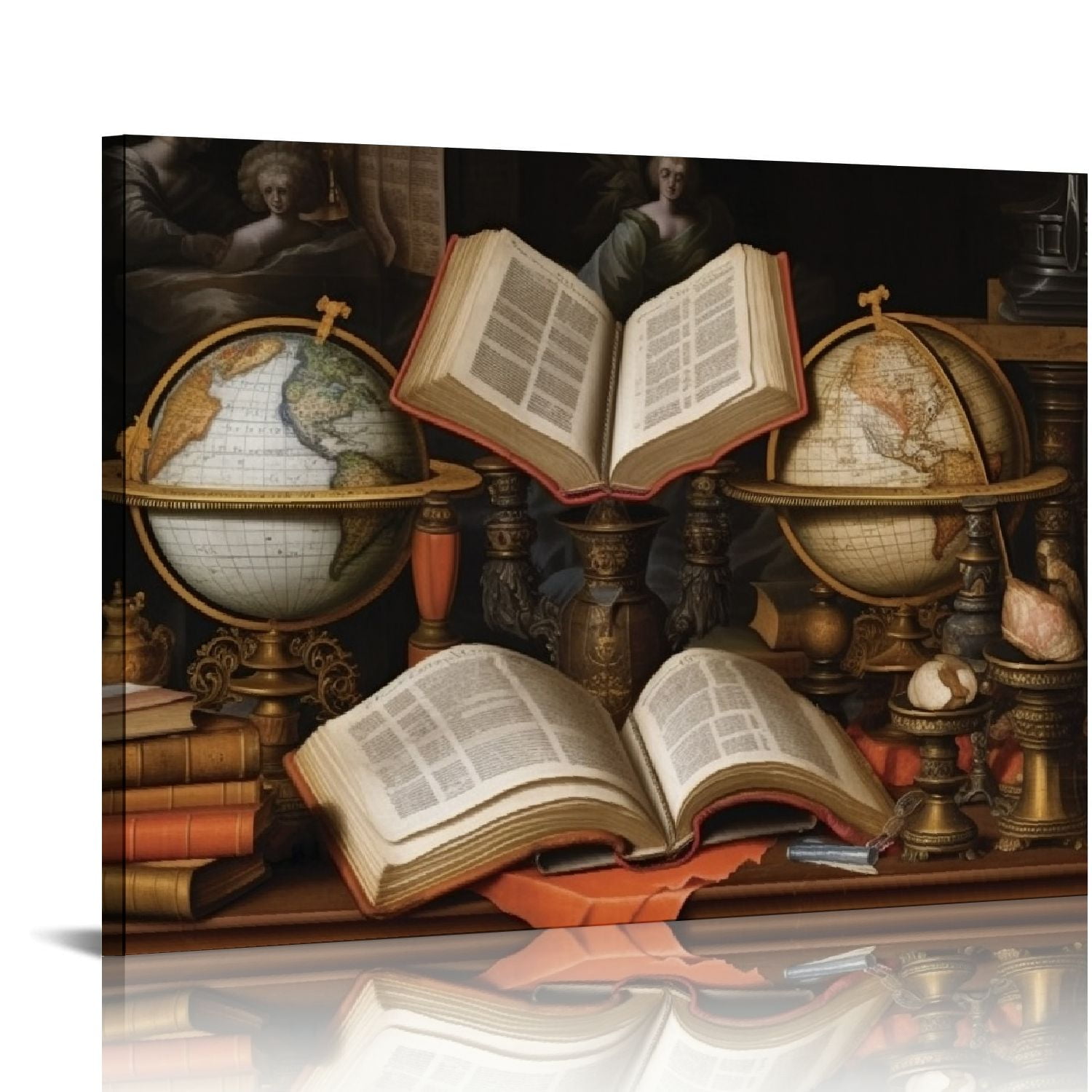 COMIO Candlesticks Musical Instruments Books Globes and Hourglasses ...