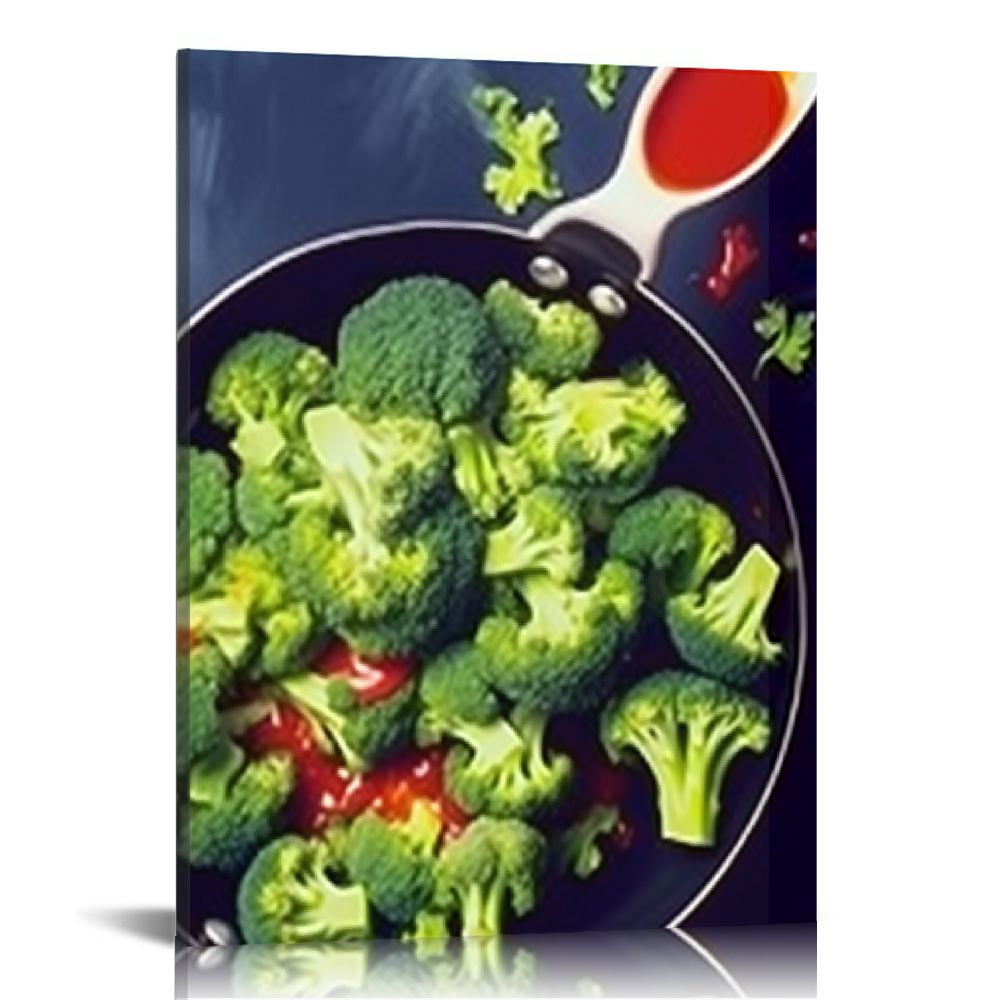 COMIO Canvas Prints Delicious Food Kitchen Wall Art Decor Cooking ...