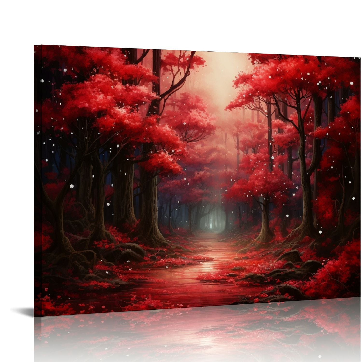 COMIO Canvas Prints Modern Beautiful Autumn Nature Scenery Painting ...