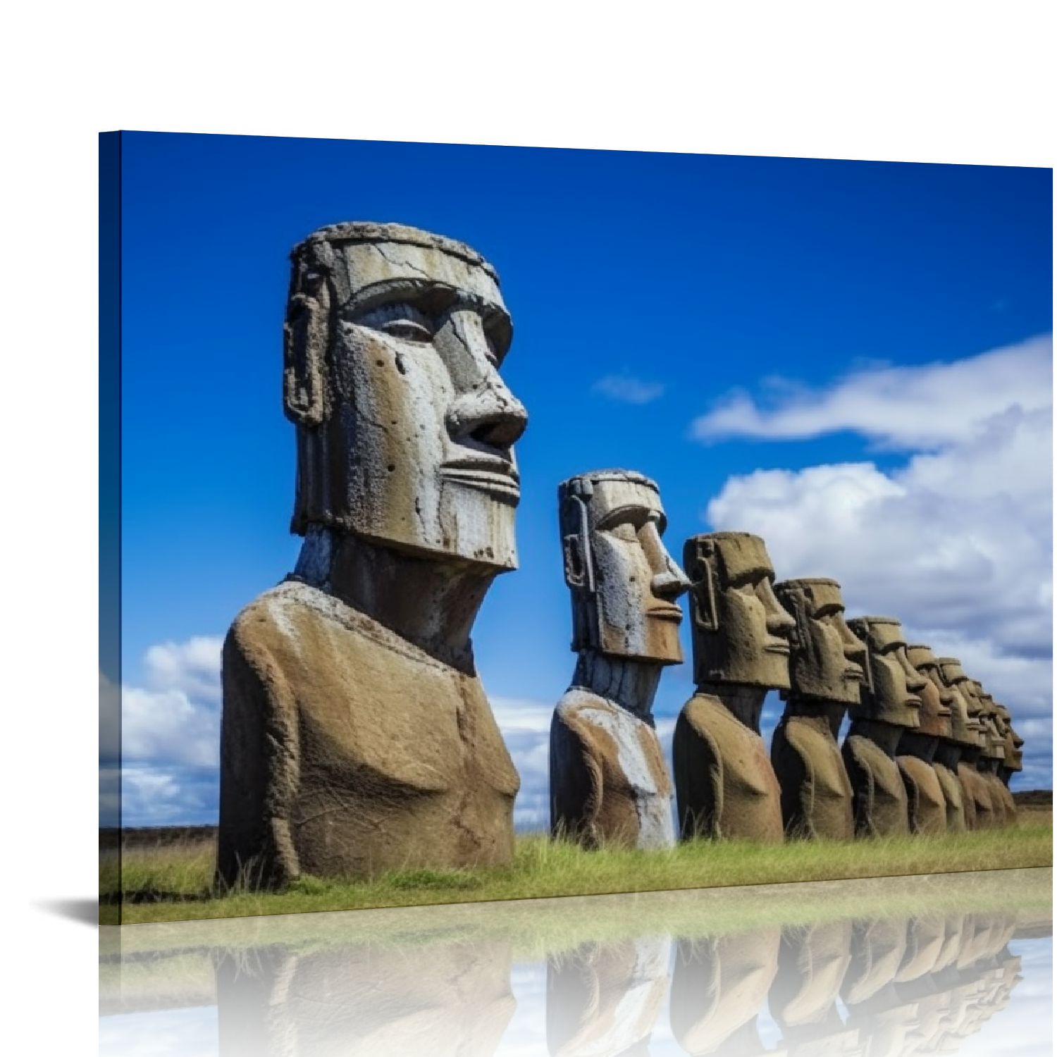 COMIO Canvas Wall Art Chile Easter Island Posters Pictures Wall Decor ...