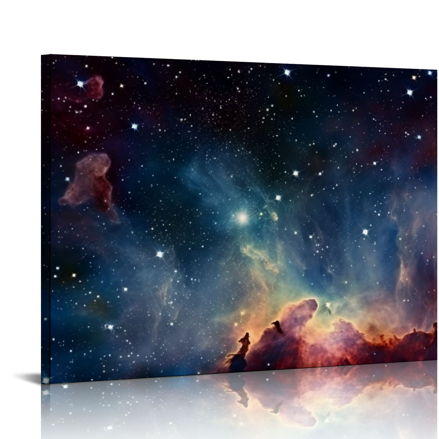 COMIO Canvas Wall Art Galaxy Nebula Starry Cosmic Painting Pictures ...