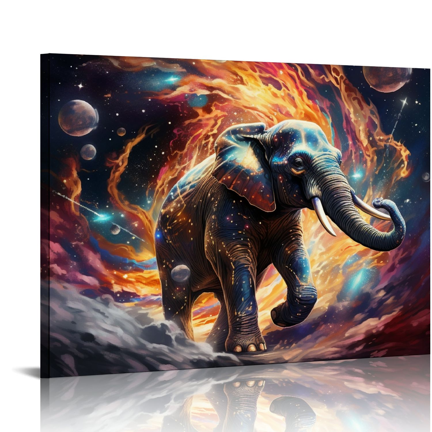 COMIO Canvas Wall Art Modern Wall Decor Graffiti Wall Art for Bedroom ...