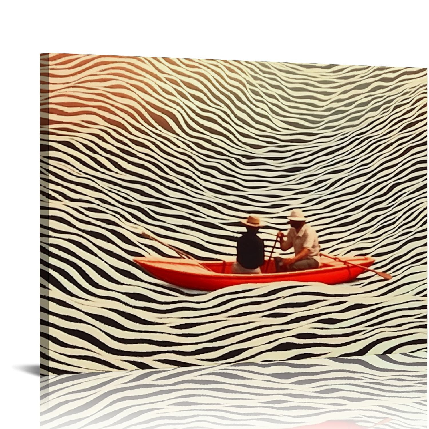 COMIO Canvas Wall Art - Taudalpoi 'The Real Boat Trip' Wall Art for ...