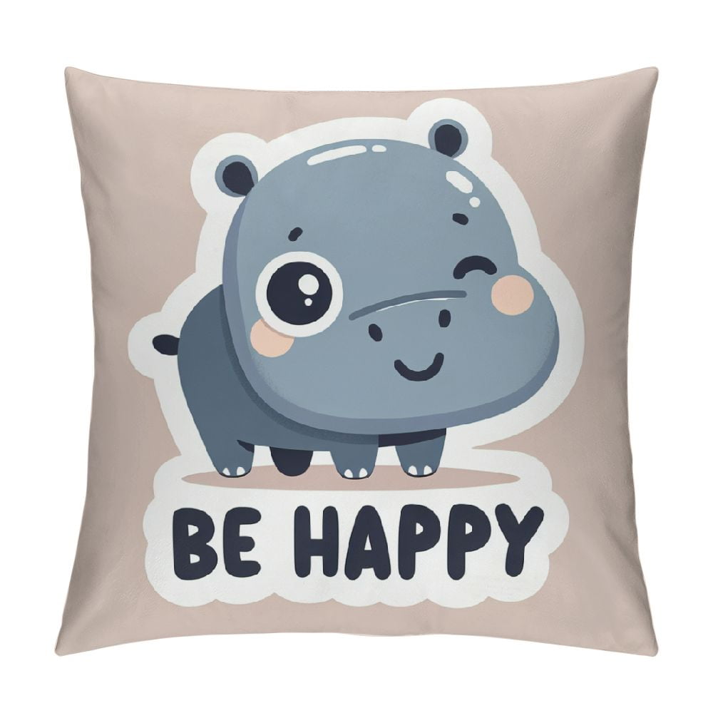 COMIO Cartoon Animal Pillow Covers Kids Pillowcase Throw Pillow Covers ...