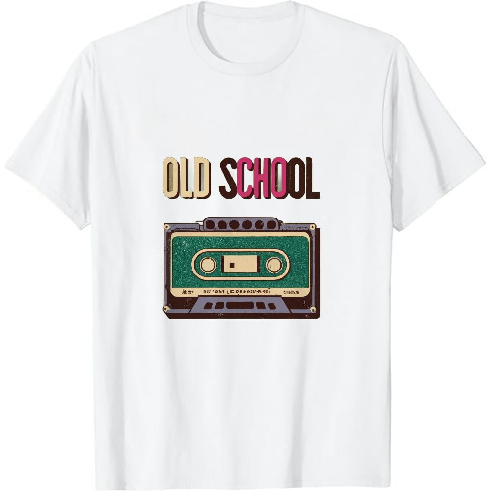 COMIO Cassette Tape Music T-Shirt Retro 80s Old School Playlist T-Shirt - Walmart.com