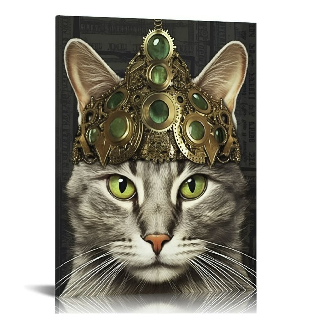 COMIO Cats in Steampunk Accessories - Gothic Steampunk Cats - Goth Wall ...