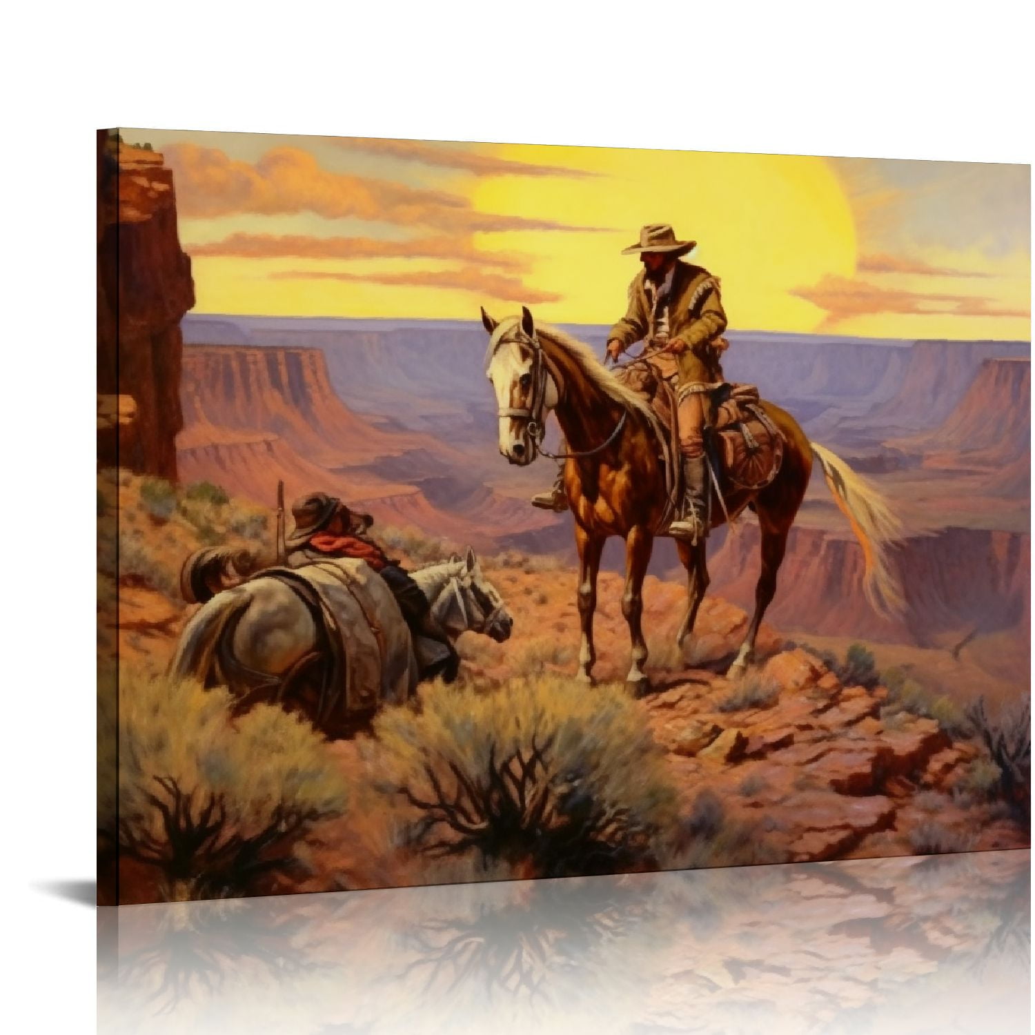 COMIO Charles Marion Russell Prints - When Shadows Hint Death Poster ...