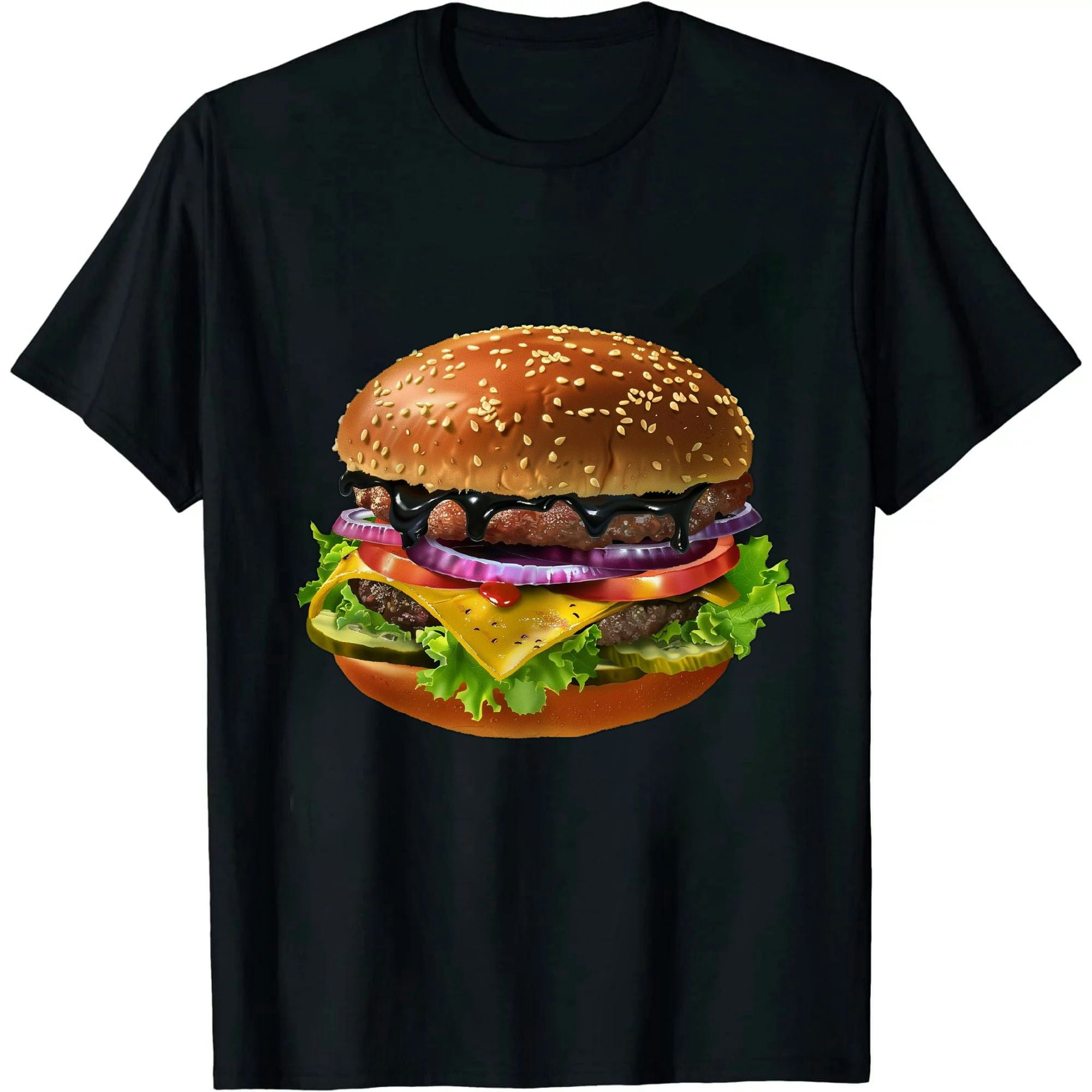 COMIO Cheeseburger Hamburger Burger Funny Food Halloween Costume T ...