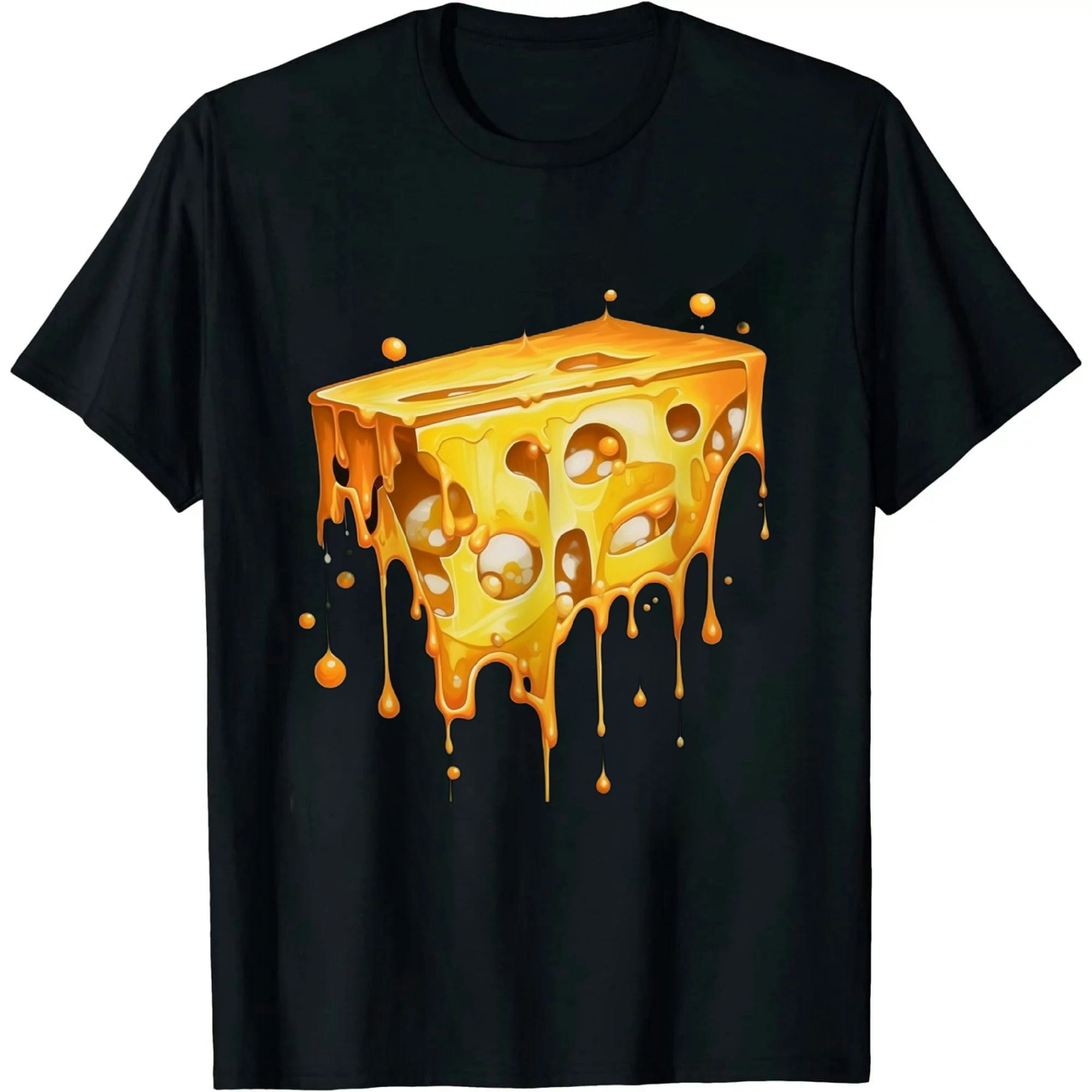 COMIO Cheesy Foodie Food Melting Cheese Lover T-Shirt - Walmart.com
