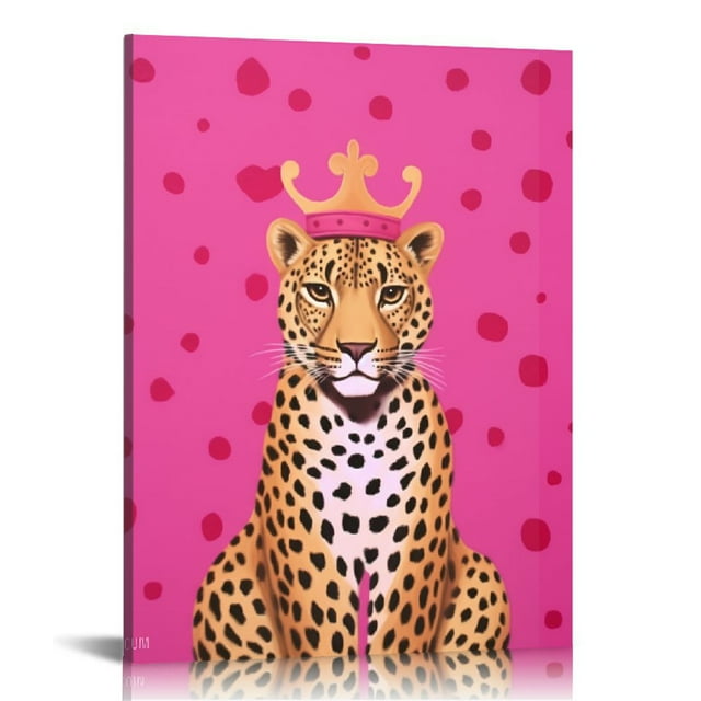 COMIO Cheetah Wall Art - Cheetah Print Wall Decor - Indie Trendy ...