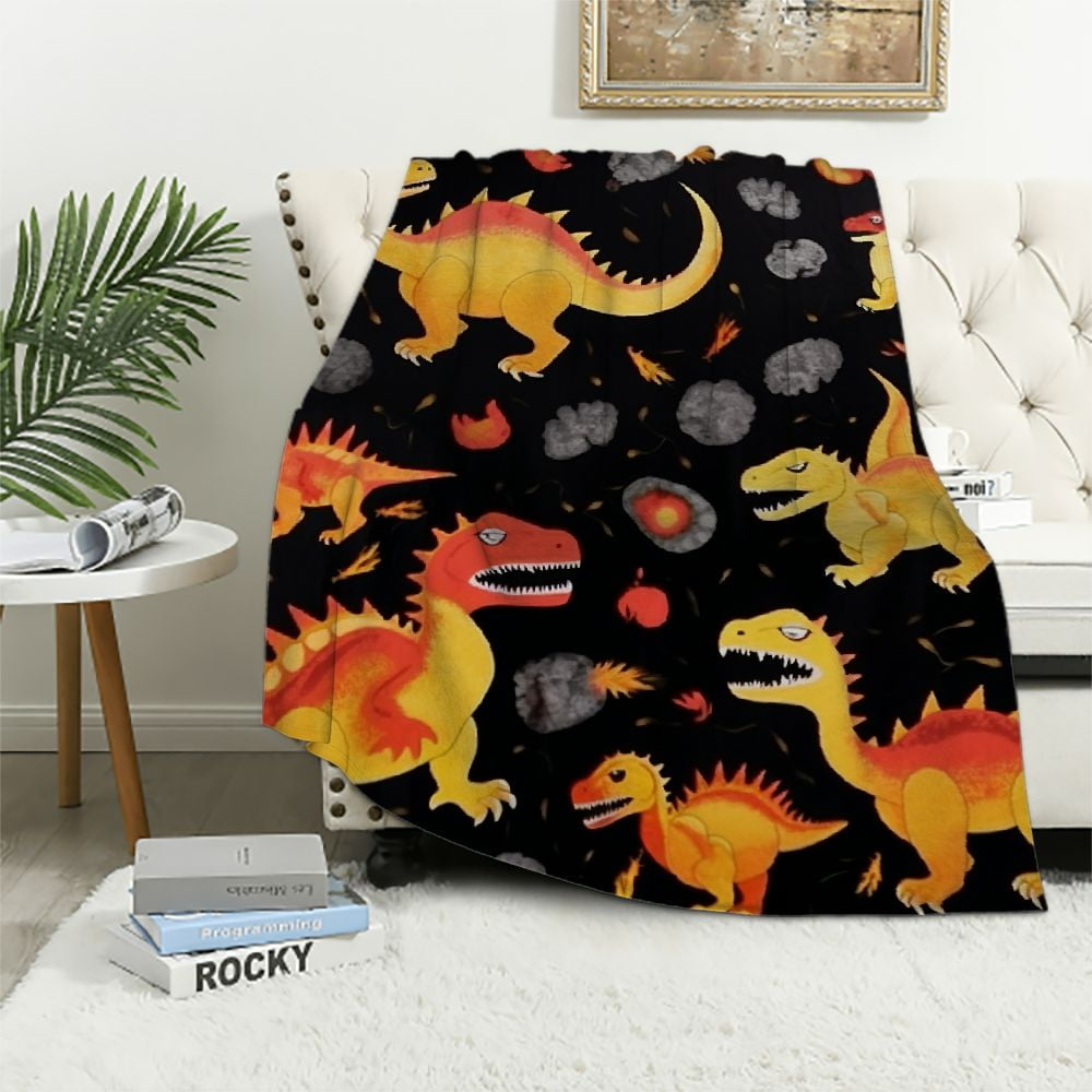 COMIO Chicken Nugget Blanket Super Soft Flannel Blanket Fluffy Cozy ...