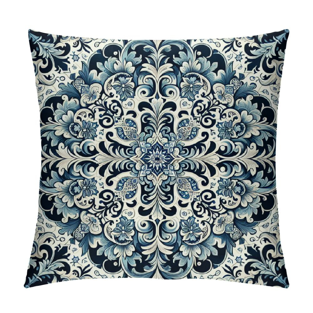 Comio Chinoiserie Pillow Covers Blue And White Chinoiserie Pillows
