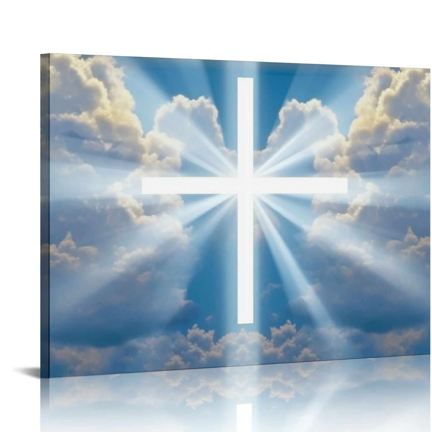 COMIO Christian Sky Crosses Canvas Wall Art Large Christian Church ...